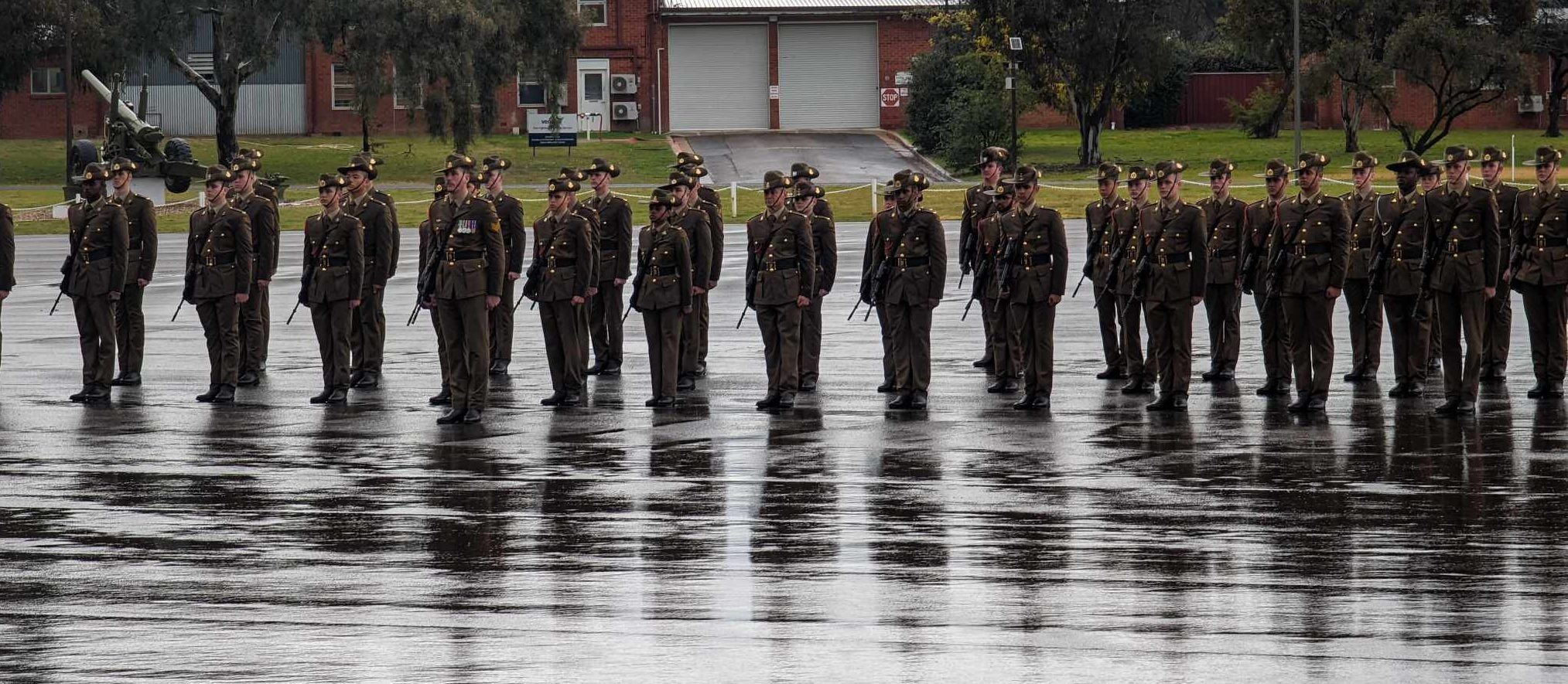 Showers fail to rain on parade with Indigenous army program recruits ...