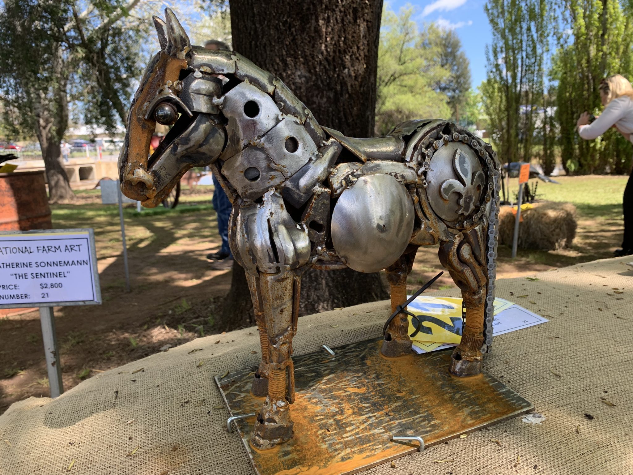 Lockhart festival showcases brilliance of scrap metal farm art culture ...