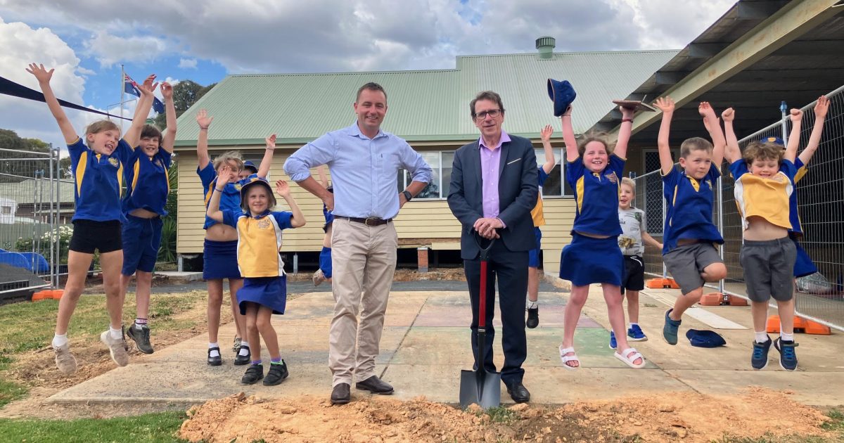 Dr Joe turns first sod for Humula Public School's new multipurpose ...