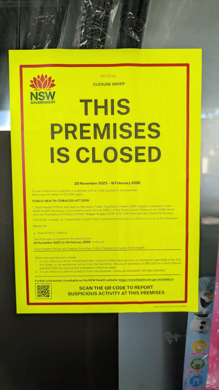 Two Wagga stores raided for selling illegal tobacco | Region Riverina